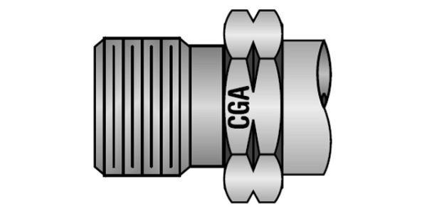 CGA Compressed Gas Service Connections - GFP - GasFlo Products ...